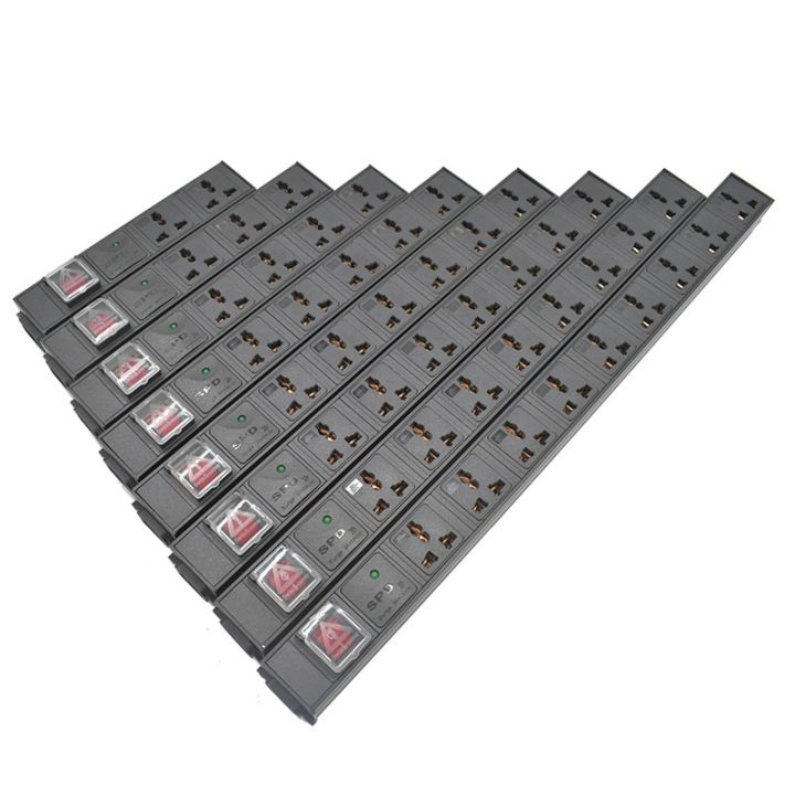 [hot Gexklwohhjow 527] Pdu Power Strip 2 3 4 5 6 7 8 9หน่วย Universal Output Socket เครือข่ายตู้