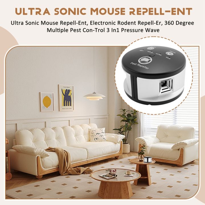 Ultra Mouse Repell-Ent, Electronic Rodent Repell-Er, 360 Degree ...