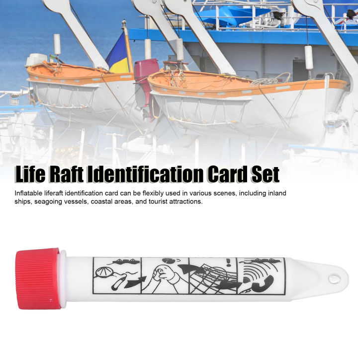 Inflatable Life Rafts ID Card Sealed Life Raft ID Card Accessory with ...