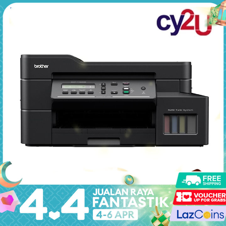 Brother DCP-T720DW A4 Refill Ink Tank Printer (Print, Scan, Copy ...
