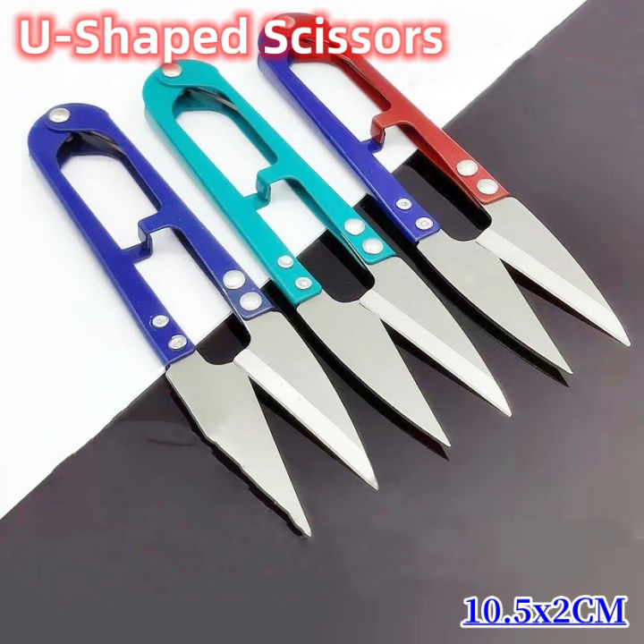 U-Shape Thread Trimmer Cutter Spring Scissor Embroidery Sewing Snips ...
