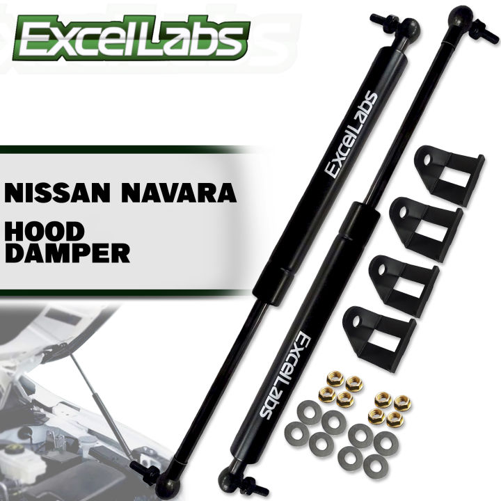 EXCELLABS Premium Quality Hood Damper Bonnet Shock Kit for Nissan ...