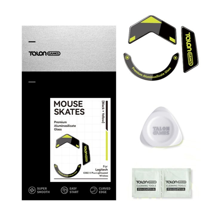 TALONGAMES for G502 X PLUS Glass Mouse Skates Replace Glide Feet Pad ...
