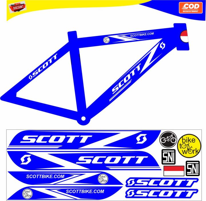 STIKER STRIPING VARIASI SEPEDA MOTIF DECAL LIS STRIPING UNIVERSAL ...