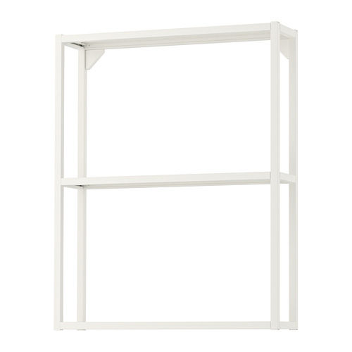 Unit rak organiser minimalis rangka terbuka dinding besi 60x15x75cm WMO ...