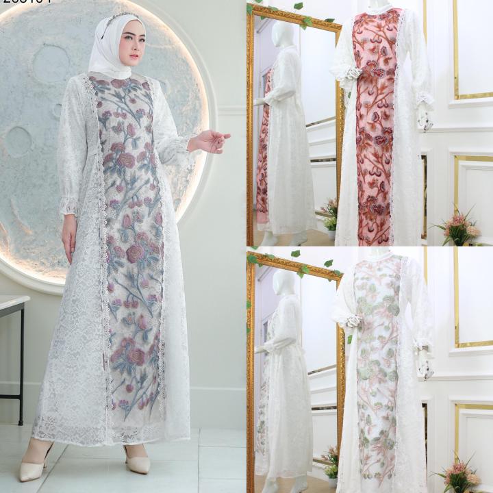 Trifena-Arfina dres | Long Dres | Bahan Mewah Premium | Terbaru ...
