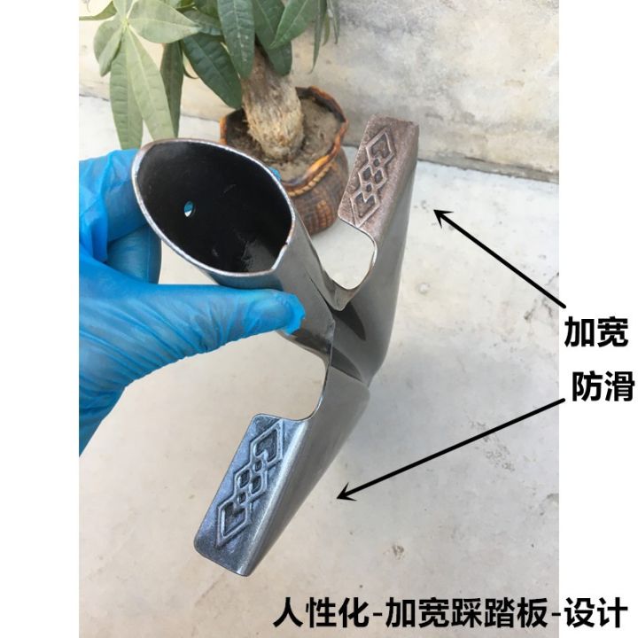 All-steel agricultural spade thickened manganese steel spade pointed ...