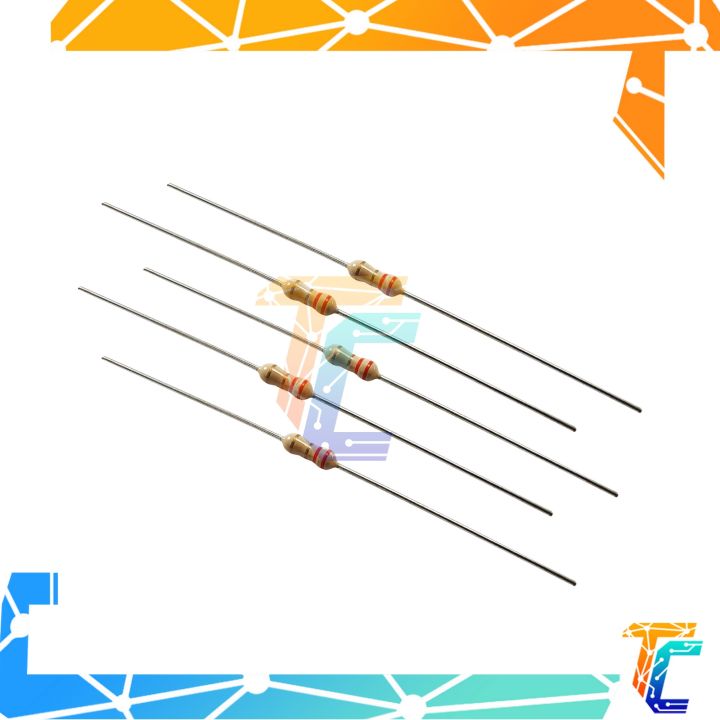 5pcs 3.3 ohms resistor 1/4 watt 4 band Carbon Film Resistor 5% for ...