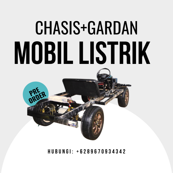 Mobil Listrik Gardan + Chasis 3000 Watt Motor BLDC 3KW Torsi 70 Nm ...