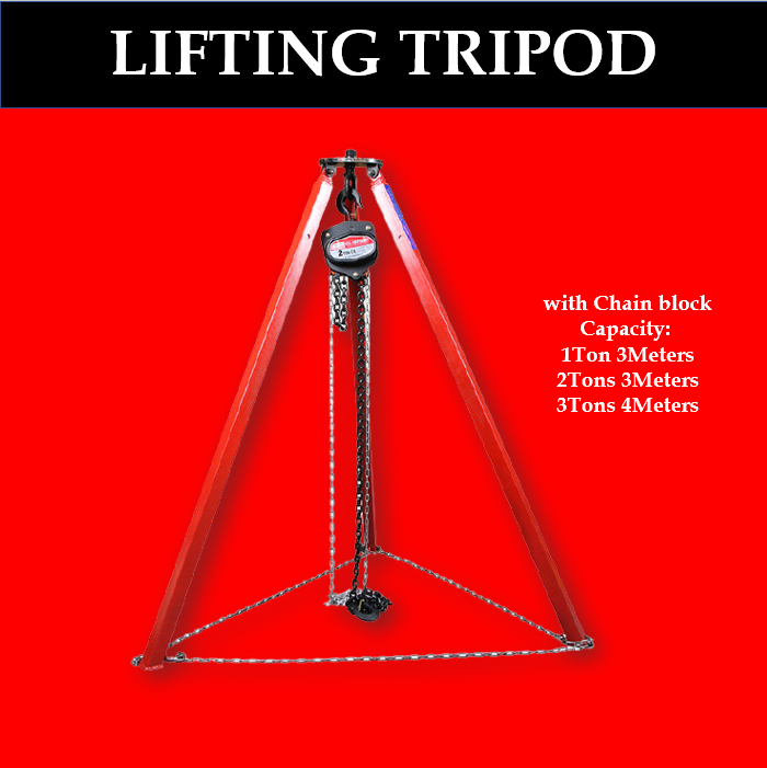 Toyu Heavy Duty Lifting Tripod without Chain Block Towing Products ...