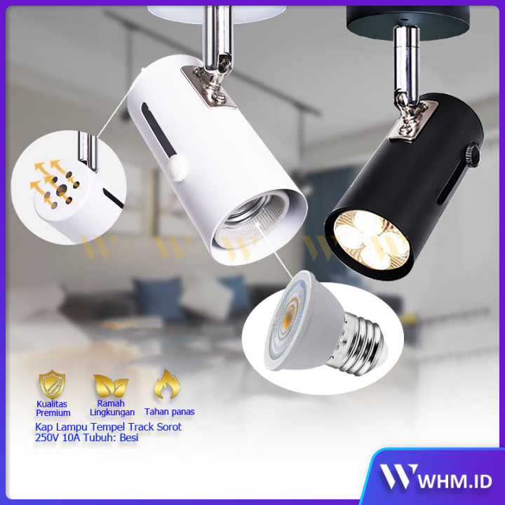 Kap Lampu Tempel Lampu Rell Track Led Sorot Tracklight Rel Spotlight ...