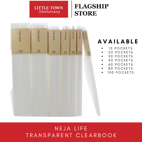 Transparent white clearbook Display Book Non-Refillable Size A4 | Lazada PH