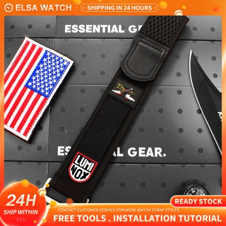 New★★ For Luminox strap 20mm 22mm 23mm Velcro strap 3050 3950 nylon ...
