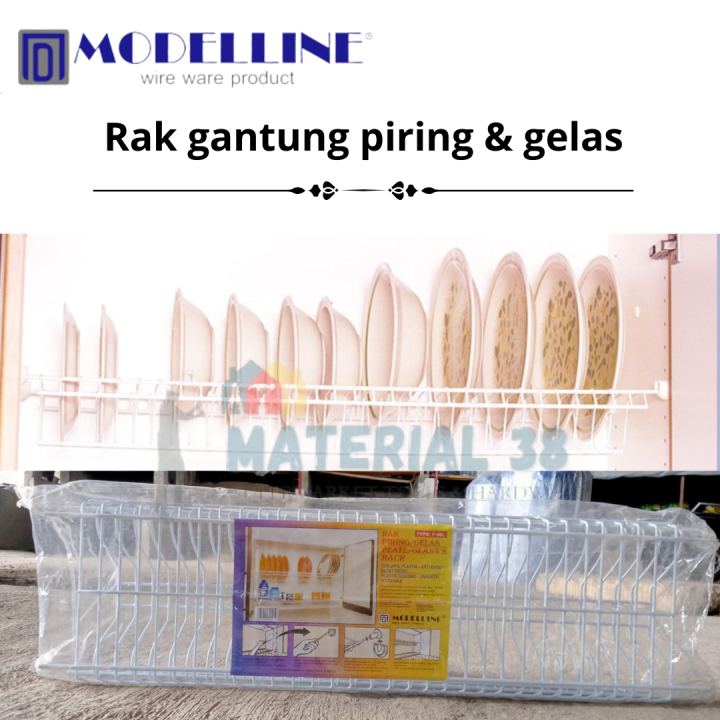 Rak Gantung Piring / Gelas Modelline ukuran 90 | Lazada Indonesia