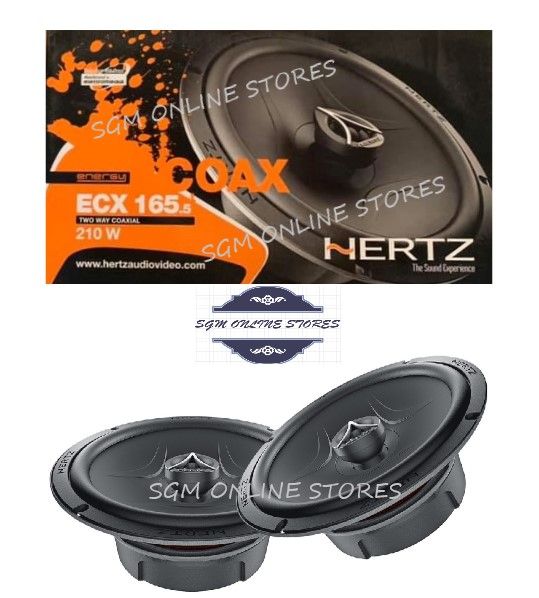 ***100% Original*** Hertz ECX 165.5 - 6.5" Energy Series 2-Way Coaxial Speakers | Lazada