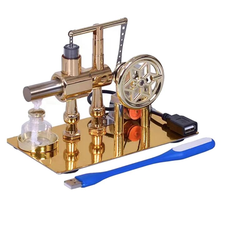 Hot Air Stirling Engine Experiment Model Electric Generator Physics ...