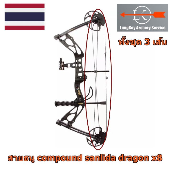 สายธนู compound sanlida dragon x8 ทั้งชุด | Lazada.co.th สายธนู compound sanlida dragon x8 ทั้งชุด | Lazada.co.th