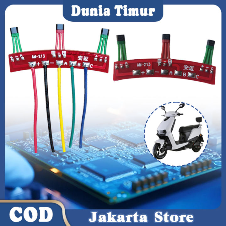 Hall Sensor Dinamo Modul Sensor Kabel 120° Sepeda Dan Motor Listrik ...