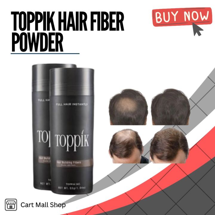 Toppik Natural Hair Boosting Fiber Powder/Hair Loss Building Fiber ...