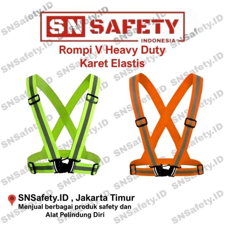 SNSafety.ID | Rompi Safety V Elastis Scothlight Rompi Karet Rompi ...