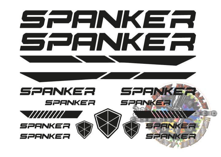 SPANKER BIKE FRAME DECALS | Lazada PH