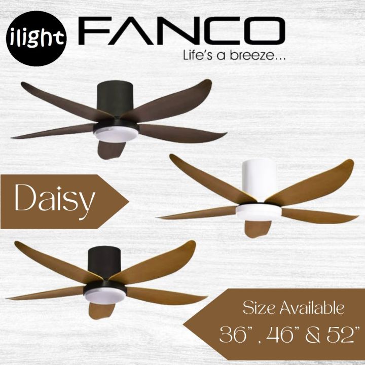 FANCO CEILING FAN DAISY F836 36 INCH / F846 46 INCH/ F852 52 INCH WITH ...