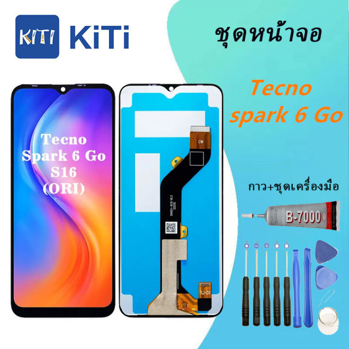 หน้าจอ Lcd Tecno Spark 6 Go งานแท้ จอชุด จอพร้อมทัชสกรีน จอ+ทัช Lcd ...