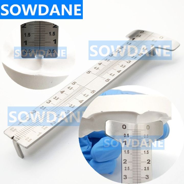 4 pieces 4 pieces Dental Papilla Gauge Papillameter Stainless Steel ...