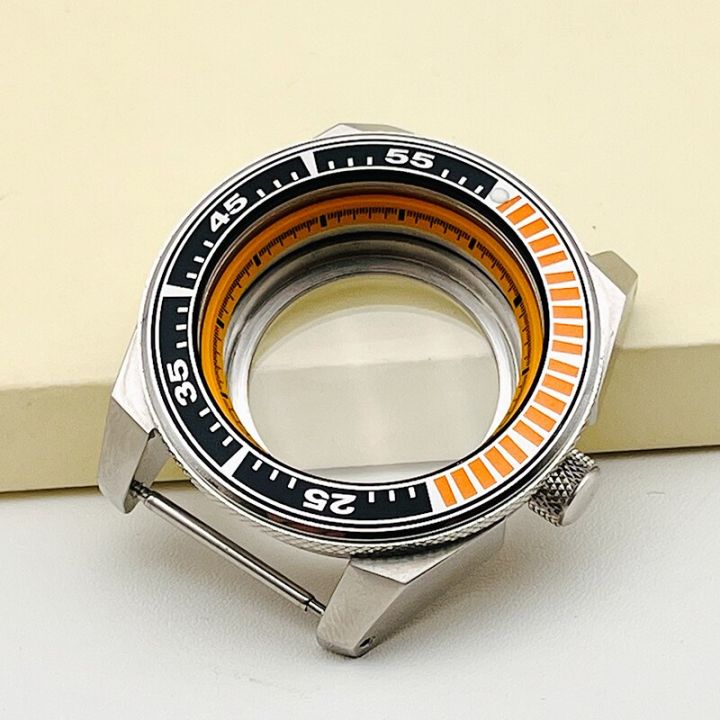 Mod 43Mm NH35 Case Fit Seiko Samurai King SRPF Watch Cases Fit NH35 ...