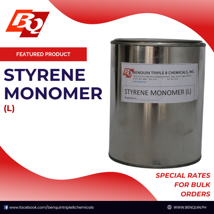 Styrene Monomer / Styrene Thinner / Diluter for Resins (Liter) | Lazada PH