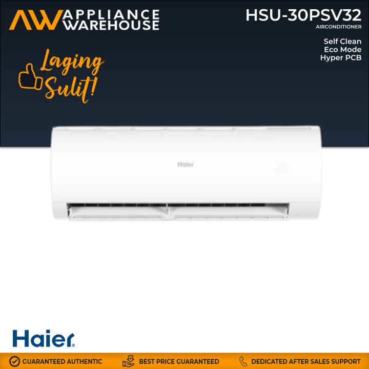 [NEW] Haier HSU-30PSV32 3.0 HP Clean Cool Pro Inverter Split Type ...