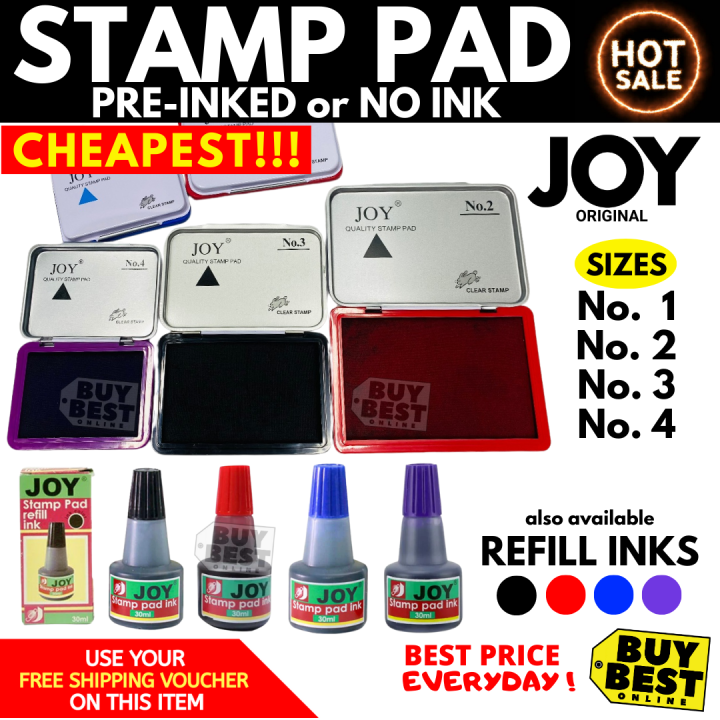 Stamp Pad & Ink Refills - All sizes & All colors | Lazada PH