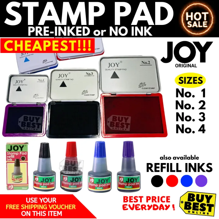 Stamp Pad & Ink Refills - All sizes & All colors | Lazada PH