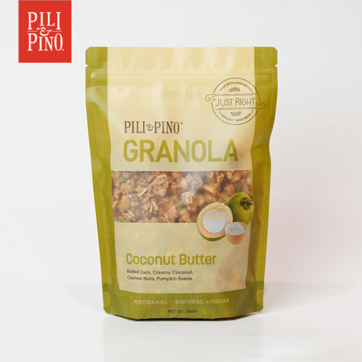 Pili & Pino Coconut Butter Granola 240g | Lazada PH