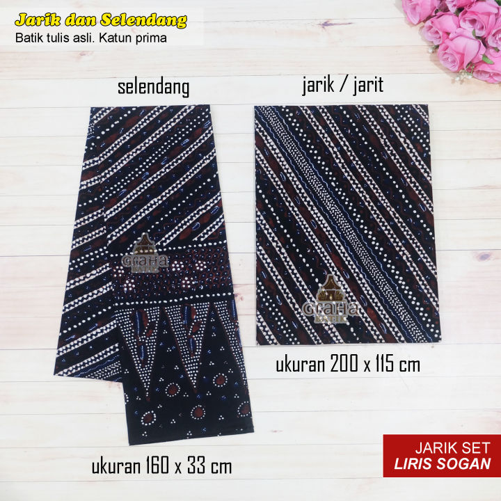 Jarik Jarit Selendang Kain Batik Tulis Bakaran Pakaian Baju Adat Pati ...