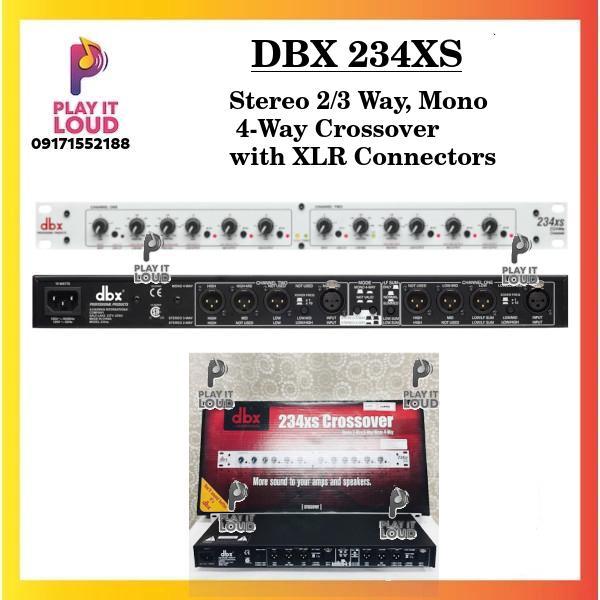 ORIGINAL DBX 234xs CROSSOVER STEREO 2-WAY 3-WAY/ MONO 4-WAY | Lazada PH