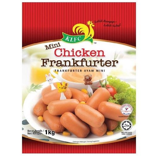 KLFC Mini Chicken Frankfurter Original 1 Kg | Lazada