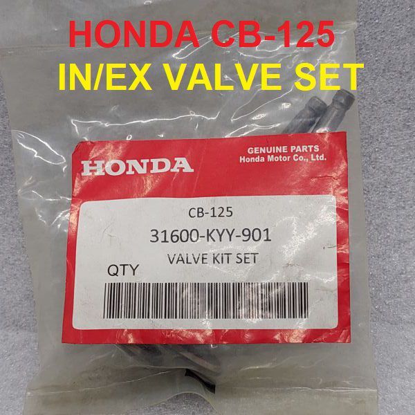 [RCP] Honda CB125 Genuine ENGINE VALVE SET KIT (INTAKE / EXHAUST) 31600 ...