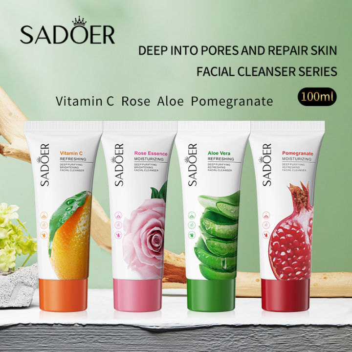 ROREC SADOER Fruit Plant Extract Vitamin C Moisturizing Deep Purifying Refreshing Brightening ...
