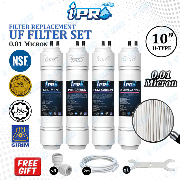 iPRO Korea UF Filter Cartridge Replacement Set 4 in 1 - 4 Stages ...