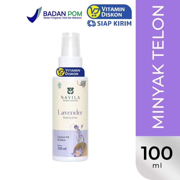 NAVILA MINYAK TELON WANGI LAVENDER 100ML | Minyak Telon Asli Korea Pelindung Gigitan Serangga ...