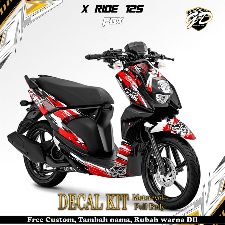 Decal X Ride 125 Full Body Decal X Ride 125 New Full Body FOX | Lazada ...