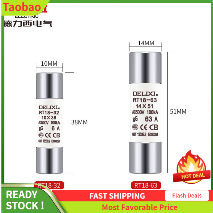 Delixi Fuse Fuse Base Rt18-32 Ceramic Low Voltage Fuse Core Rt14-63 ...