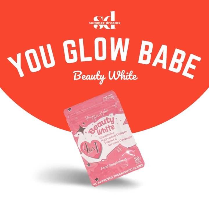 You Glow Babe Beauty White 4in1 Capsule | Glutathione Collagen Garcinia Cambogia Vitamin C ...