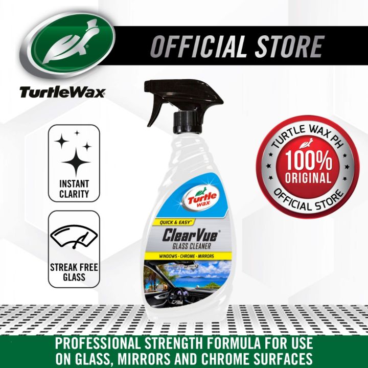 Turtle Wax Clearvue Glass Cleaner Q&E 500ml (RDMH) T4200 | Lazada PH