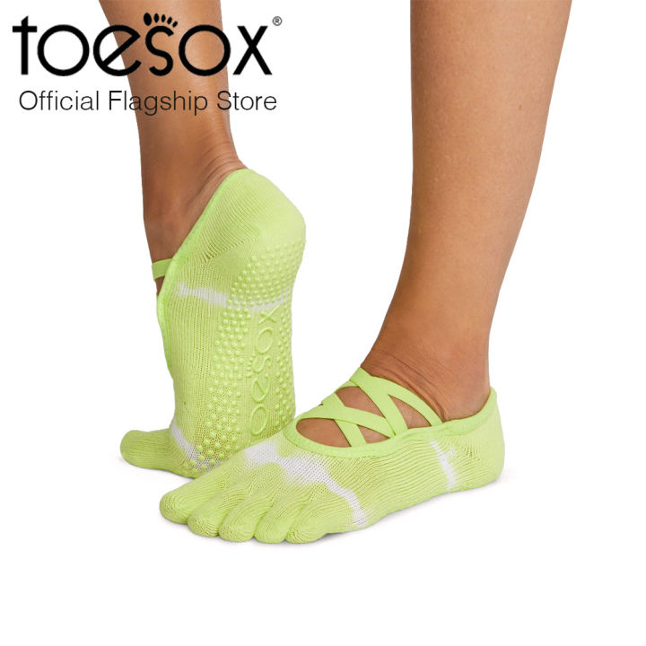 [New Spring 2024] ToeSox Grip Full Toe Elle โทซอคส์ ถุงเท้ากันลื่น ปิด ...