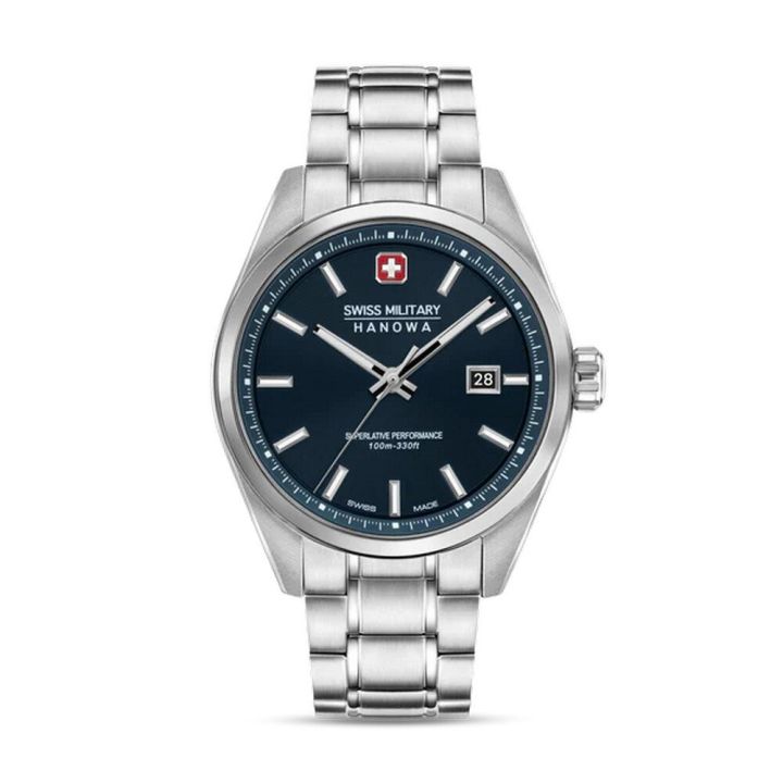 Swiss Military Hanowa Pioneer Steel Wrist Watch SMWGH0004103 | Lazada ...