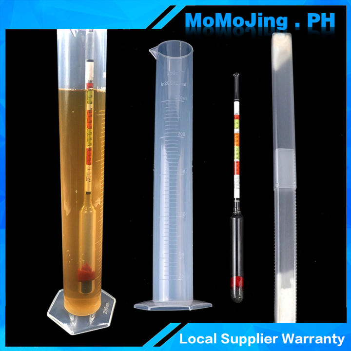 Triple Scale Alcohol Hydrometer Set Self Brewed Wine Sugar Meter For ...
