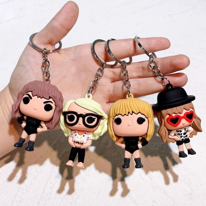 REEBO Silicone Singer Taylor Swift Keychains Peripheral Jewelry Swift ...