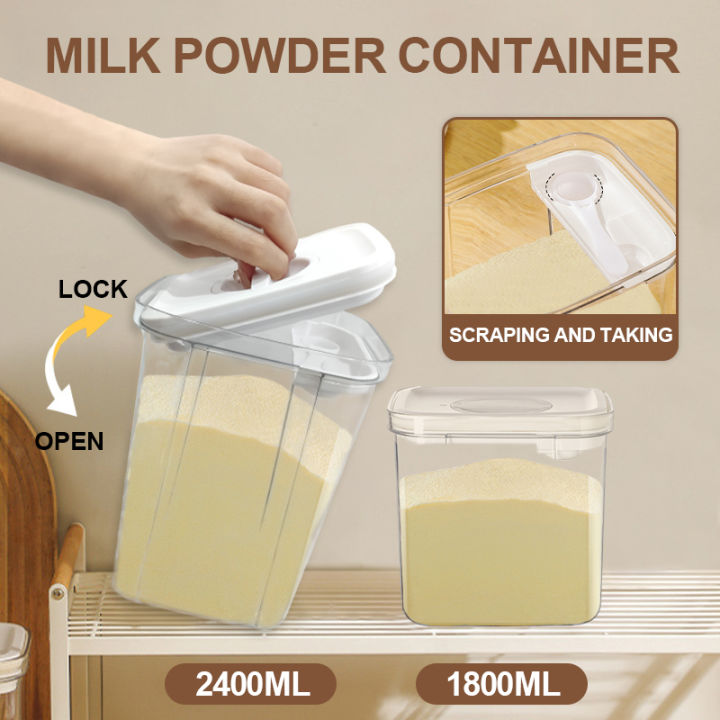 Baby Milk Powder Container Milk Powder Keep Wet Air Out Box Thick Food ...
